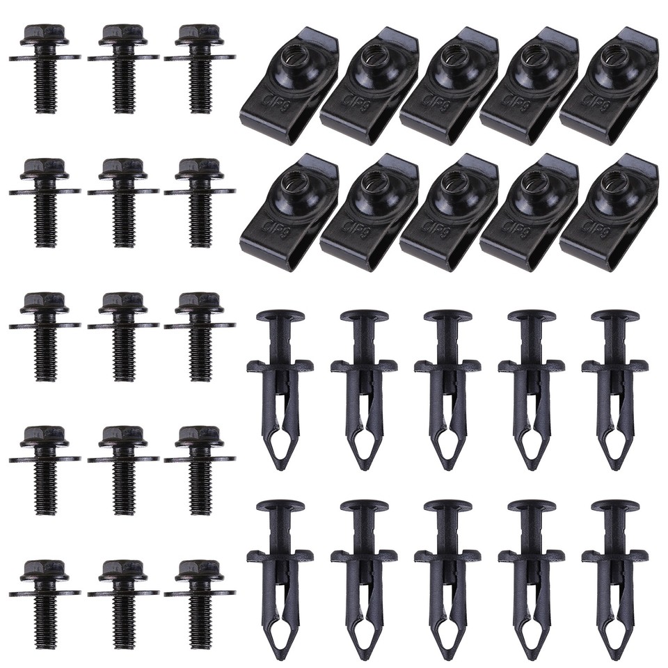 For Dodge M6 Engine Under Cover Splash Shield Guard 35Pcs Body Bolts U ...