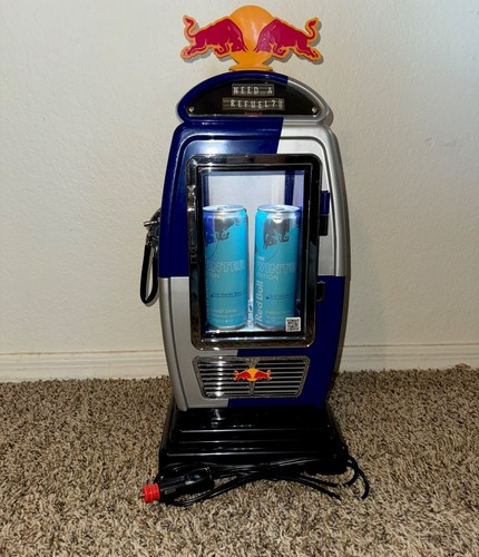 Red Bull Gas Pump Mini Fridge Refuel * RARE * Limited Edition RB-MRC ...