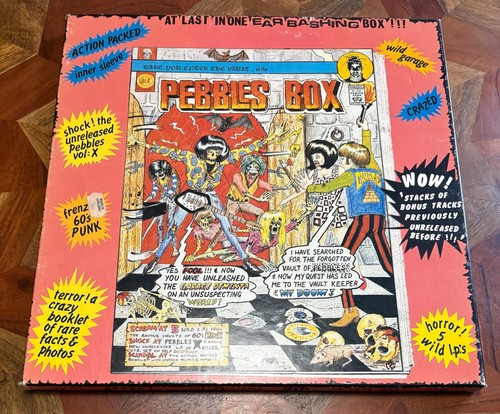 PEBBLES BOX SET -VOL 1-5 COLOR VINYL GARAGE ROCK PUNK PSYCH NM | eBay