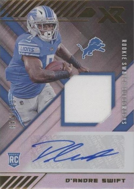 2020 Panini XR - Rookie Swatch Autographs #RSA-DS D'Andre Swift /149 ...