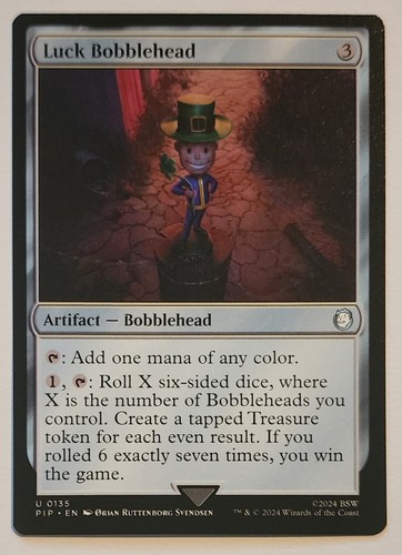MTG - Luck Bobblehead - PIP 0135 - Fallout - Magic the Gathering | eBay