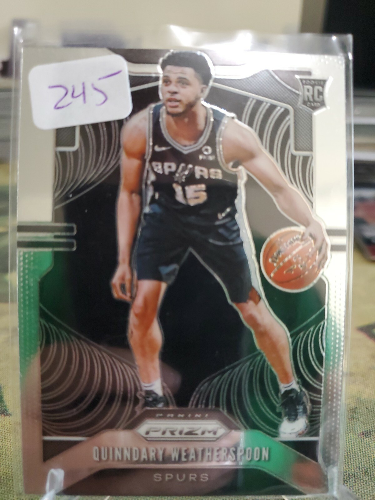 2019-20 Panini Prizm Basketball QUINNDARY WEATHERSPOON RC San Antonio ...