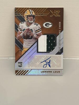 Jordan Love XR TWO COLOR RPA 10/20 JERSEY MATCH (eBay 1/1) | eBay