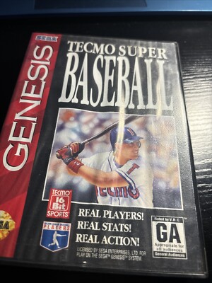 Tecmo Super Baseball (Sega Genesis, 1994) 18946030036| eBay