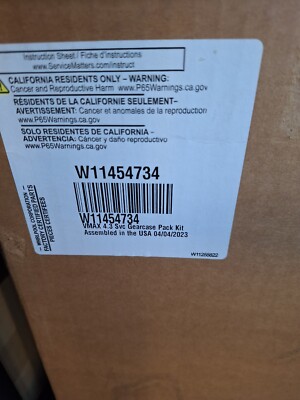 Whirlpool Washer Gearcase W11454734 | eBay