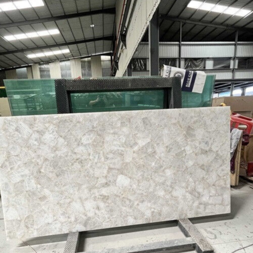 Quartz Countertop, White Quartz Table Top, Quartz Center Slab Top, Home ...