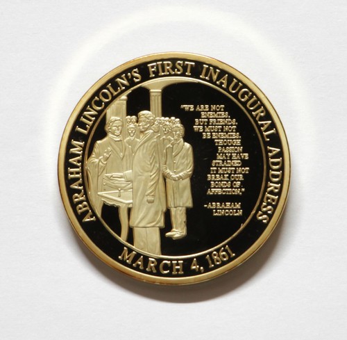 1809-1865 Abraham Lincoln Life and Legacy First Inaugural Address Proof ...