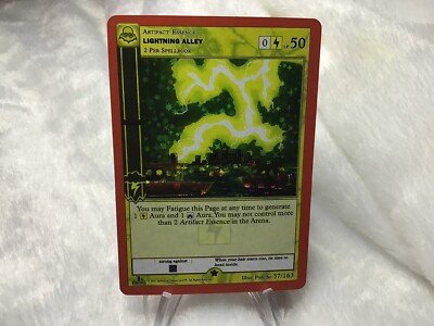 Lightning Alley 37/163 Full Holo Metazoo Singles Nightfall 1st Edition ...
