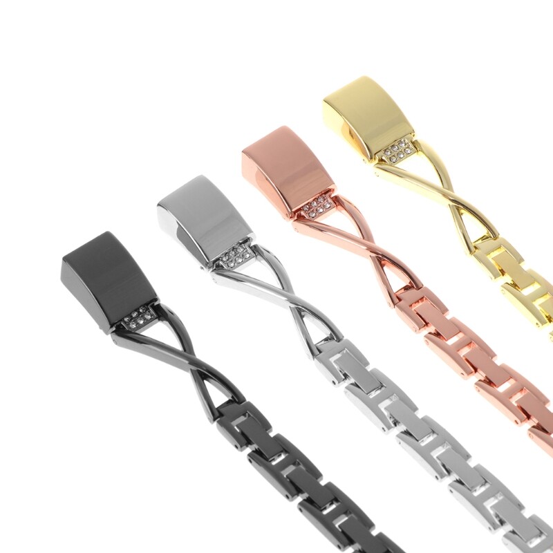 Replacement Metal X-Shaped Straps Watch Bracelet Wrist For | eBay
