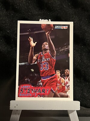 Carte NBA Fleer 1993-94 Larry Stewart Washington Bullets #220 ...