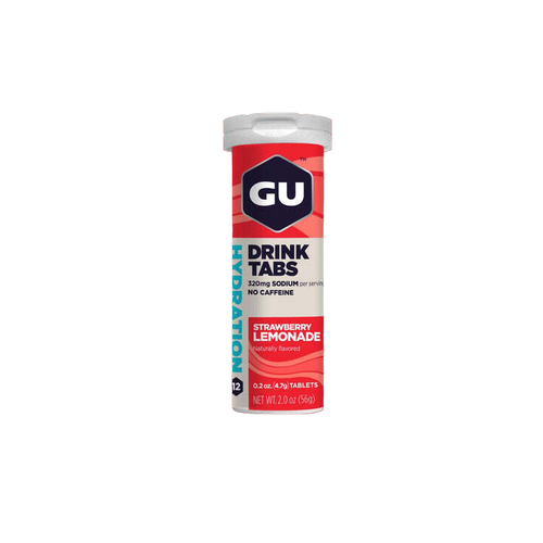 GU Brew Electrolyte Hydration Tablets - Strawberry Lemonade - 12 Tab ...