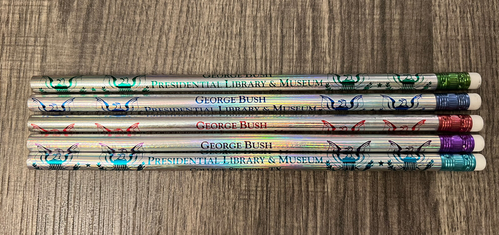 5 -New Pencils George Bush Presidential Library & Museum College ...