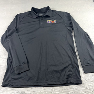 Extreme Performance Shirt Mens L Black Long Sleeve Polo Coach ...