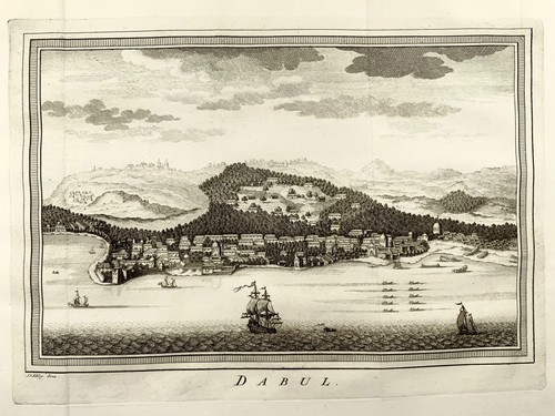 1749 Schley, India, View of Dabul from the sea (Dabhol), map | eBay