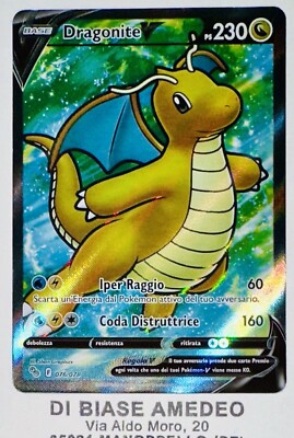 Pokemon Dragonite V Full Art 076/078 Pokemon Go Italian NM/Mint | eBay