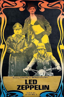 Led Zeppelin Southampton Univ. Jan 22 1973 Concert Poster Reprint Wall ...