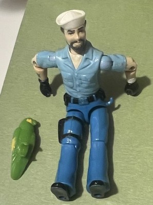 1985 G.I.Joe Shipwreck Sailor with Parrot (clip Intact) Action Figures ...