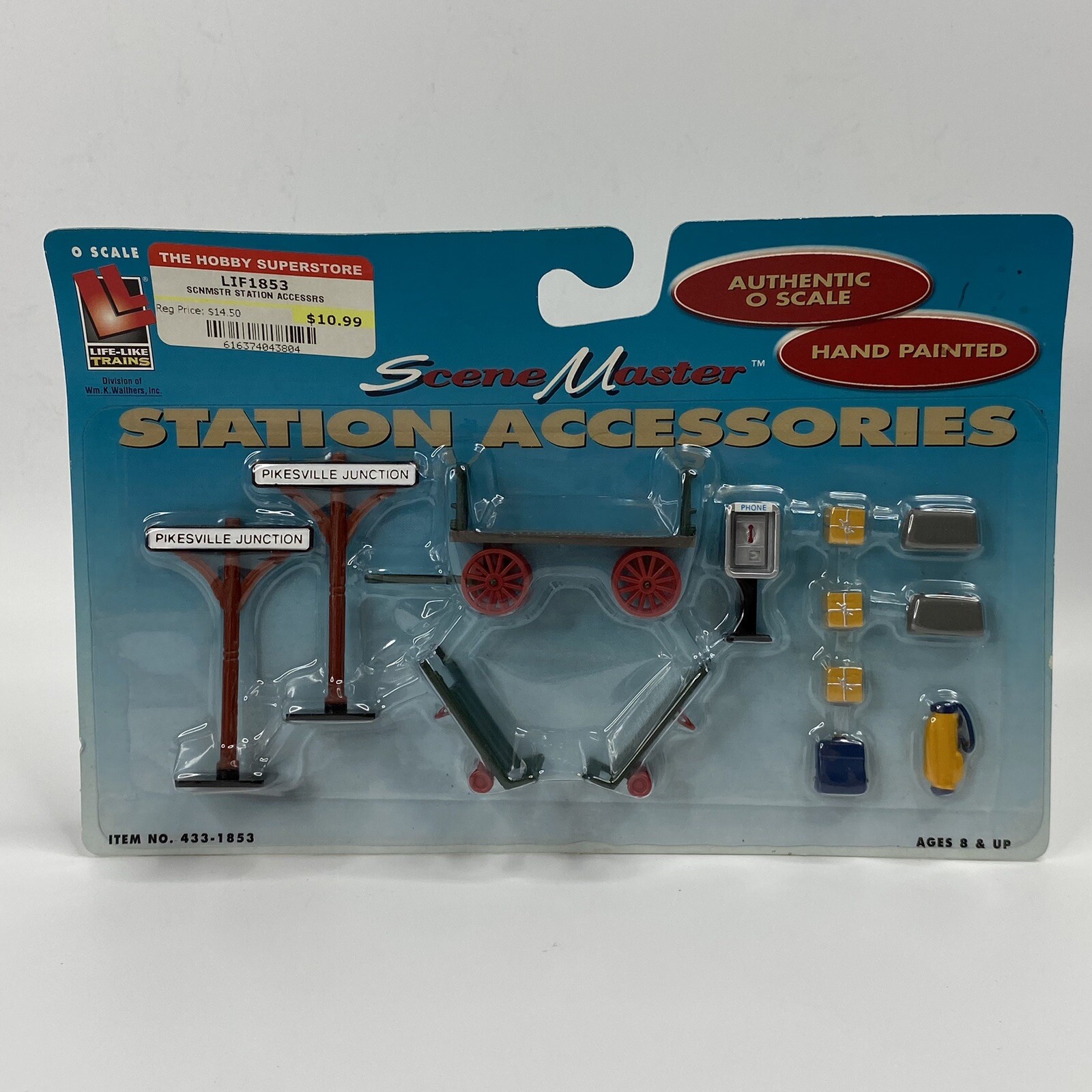 Life-Like Scene Master O Scale Station Accessories Set of 13 #433-1853 ...
