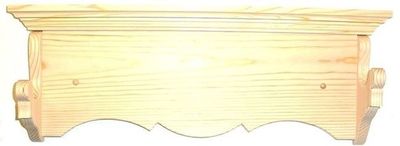 Pine Wooden Heritage Single Gun Rack Rifle Shotgun Wall Display with 2 ...