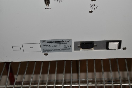 MICROMERITICS GEMINI V Surface Area/Pore Size Analyzer - PARTS/REPAIR ...