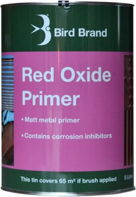 1L/2.5L/5L Red Oxide Primer Matt Finish Rust Inhibitor for Tanks ...