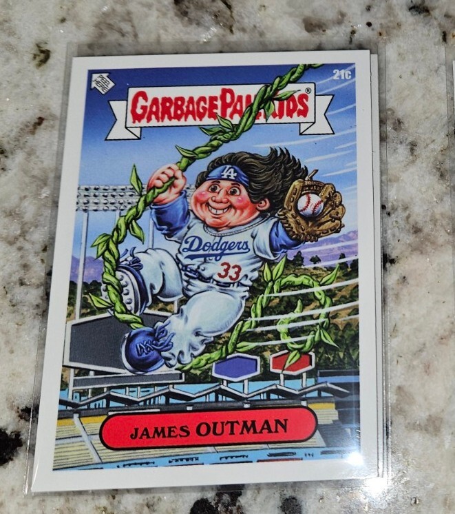 James Outman 2023 Topps GPK x MLB Series 3 David Gross SP 21C Los ...