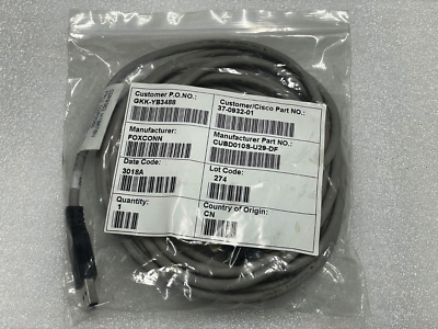 CISCO IBM Cable Console RS232 9Pol= USB - CUBD010S-U29-DF 37-0932-01 | eBay