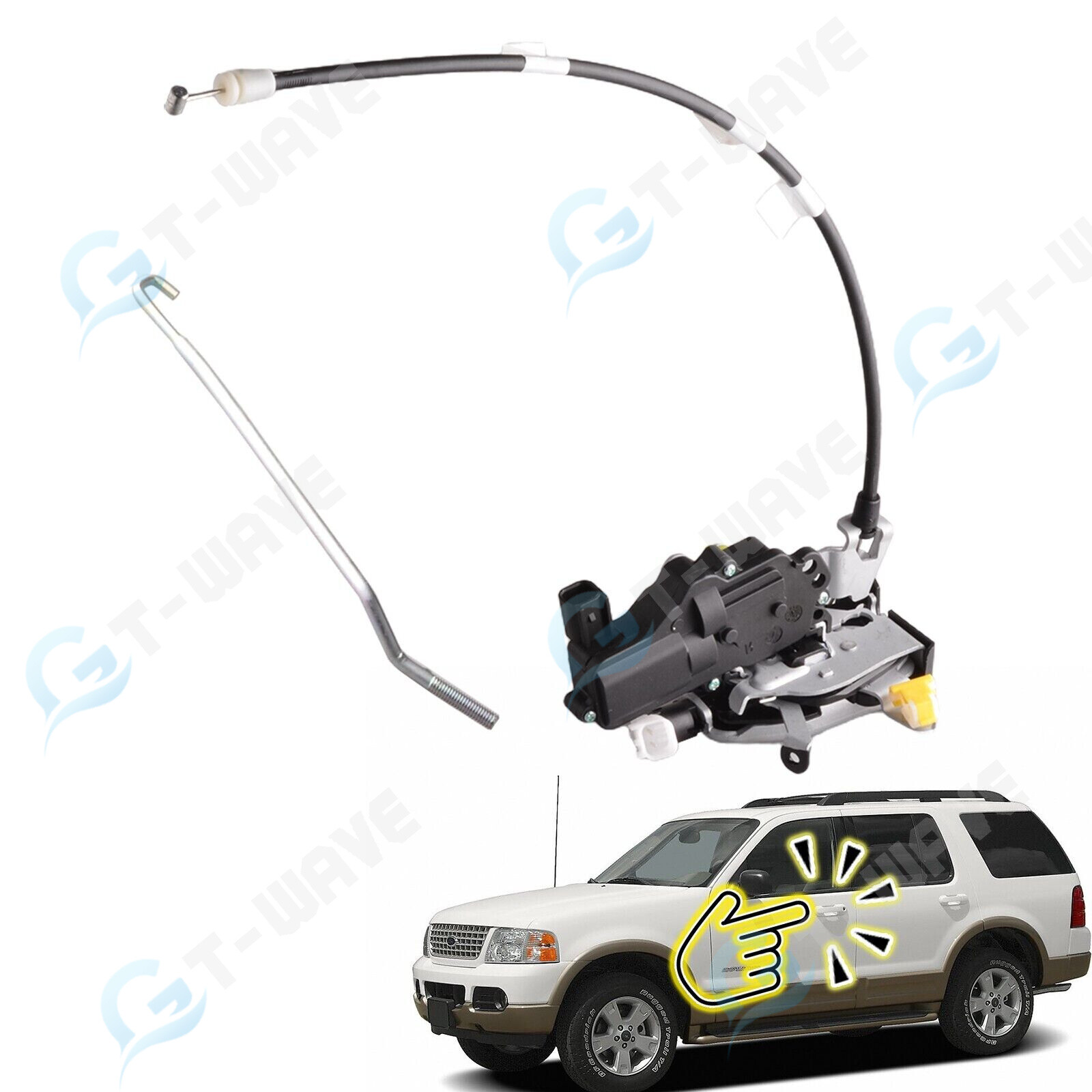Front Left Driver Door Lock Latch Assembly for 02-05 Ford Explorer ...