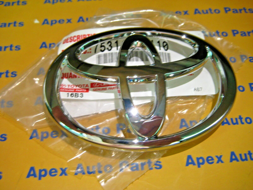 Toyota Corolla Matrix Front Grille Emblem Chrome OEM Factory Genuine ...