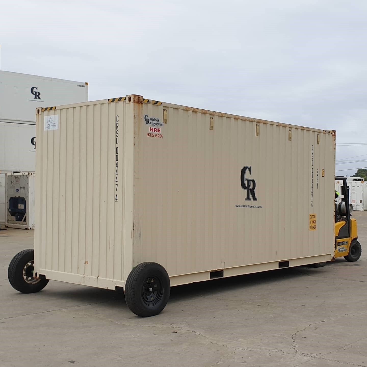 8 x 6.5 Lug Bolt On Wheels for shipping Container Hub and Spindle Kit ...