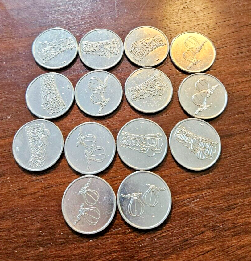 FunScape Silver Toned Tokens Hot Air Balloons Lot of 14 | eBay