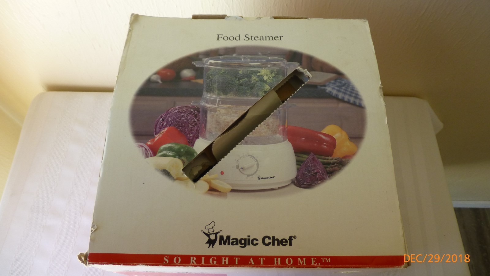 Magic Chef Electric Food Steamer 2 Tier Automatic Shut Off Rice Bowl | eBay