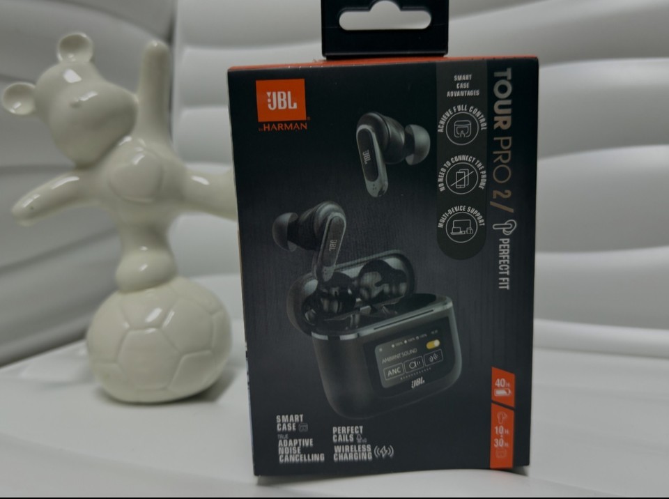 JBL Tour Pro 2 True Wireless Bluetooth LED Display Noise Cancelling ...