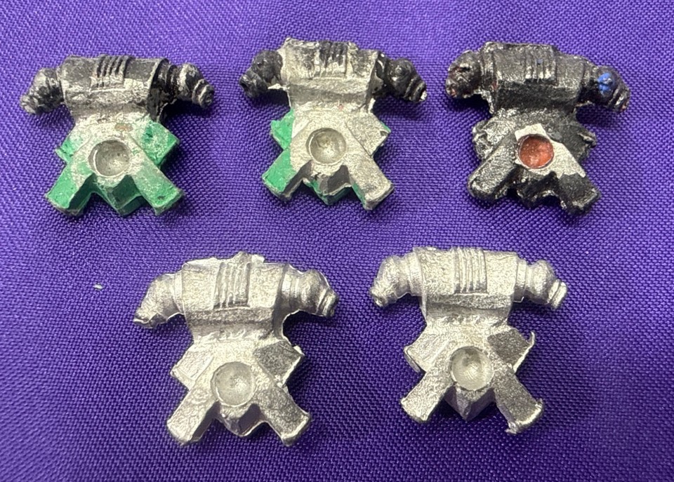 Rogue Trader Marine Backpack Metal Warhammer 40k Space Marine Lot of 5 ...