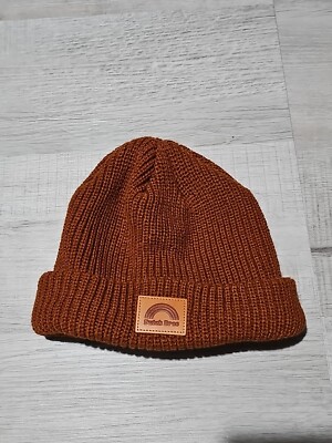 Dutch Brothers Burnt Orange Unisex One Size Knit Beanie Hat Cap With ...