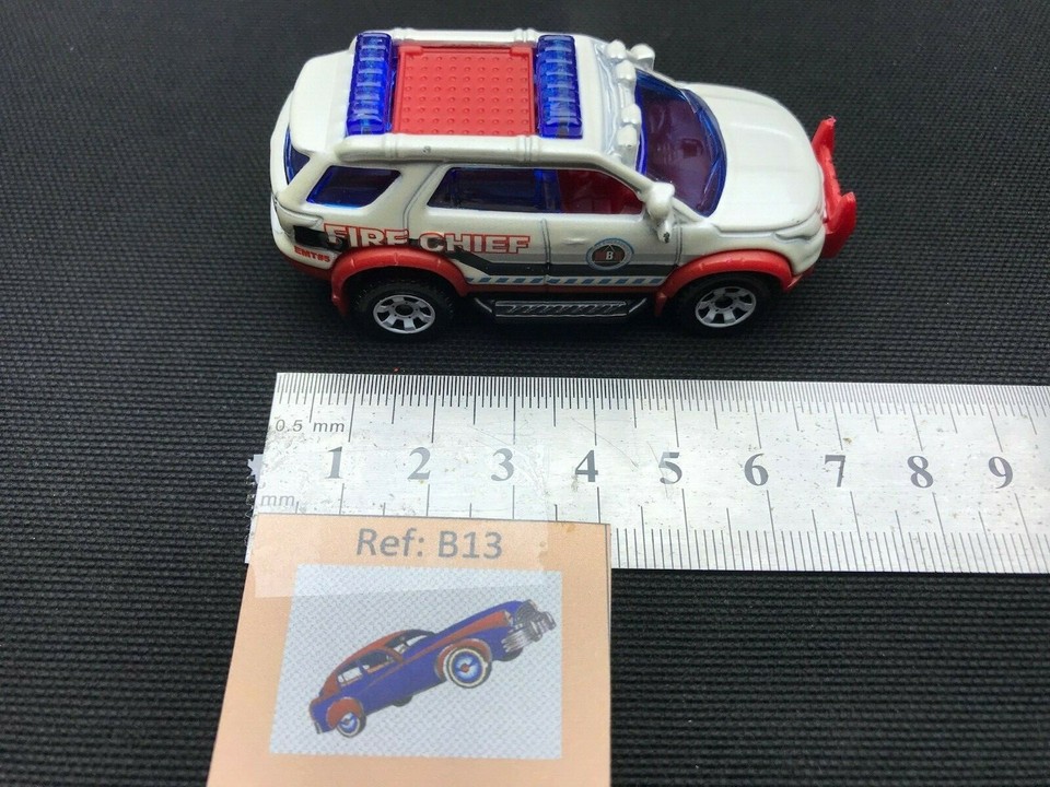 Matchbox Ford Explorer Fire Chief Diecast Collectable Scale 1:64 | eBay