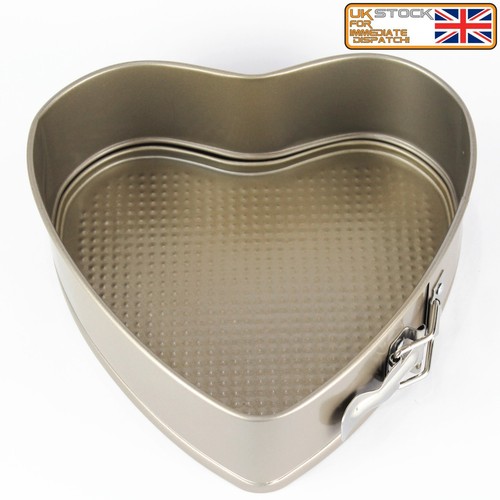 Amazing New Heart Shape Cake Tin Non Stick Cake Tin Loose Base Non ...