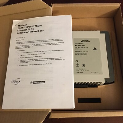 Schneider Electric Modicon PC-E984-275 Compact PLC | eBay