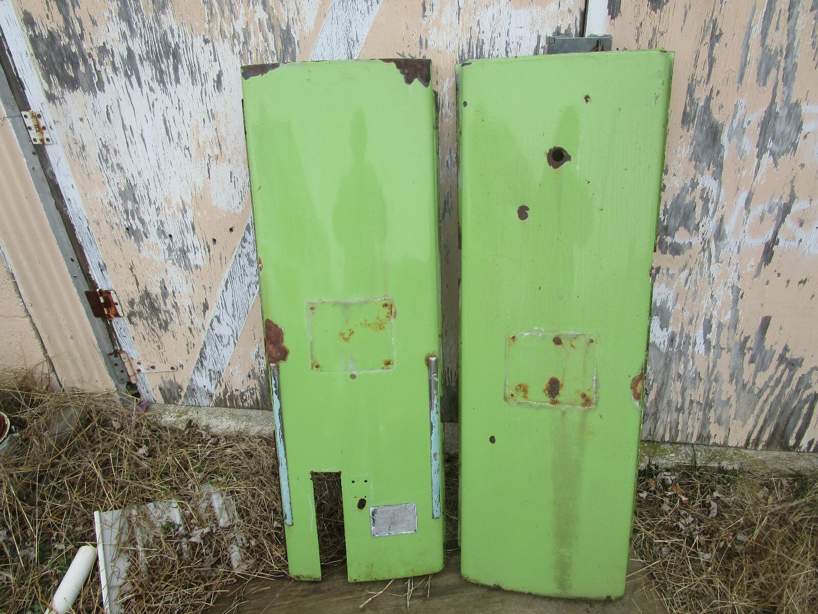 ORIGINAL RAPIDAYTON GAS PUMP Panels Porcelain | eBay