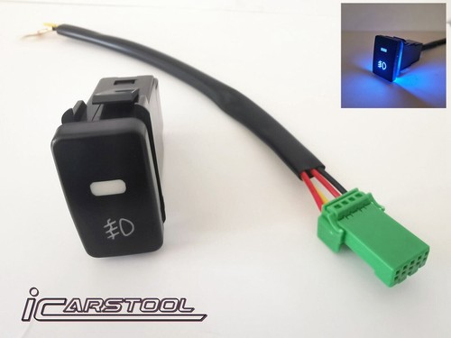 For 06-09 Toyota 4Runner Fog Light On/Off Push Switch Button Blue LED ...