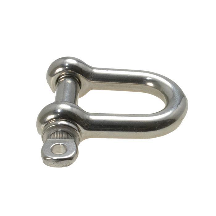 Qty 20 Standard Dee Shackle 16mm x 64mm Shade Boat Rigging Stainless A4 ...