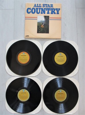 All Star Country (1988) 4-LP Vinyl Record Set Various Artists Eddie ...