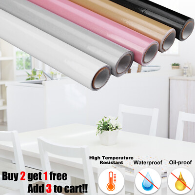 High-class Kitchen Wallpaper Oilproof Waterproof Heat-resistant Contact ...
