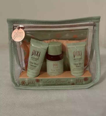 Pixi Skintreats Let's Glow Gift Set Glow Essentials | 4 Piece Giftset ...