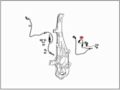 Genuine MERCEDES C292 W166 X166 Electrical wiring harness 1665400105 | eBay