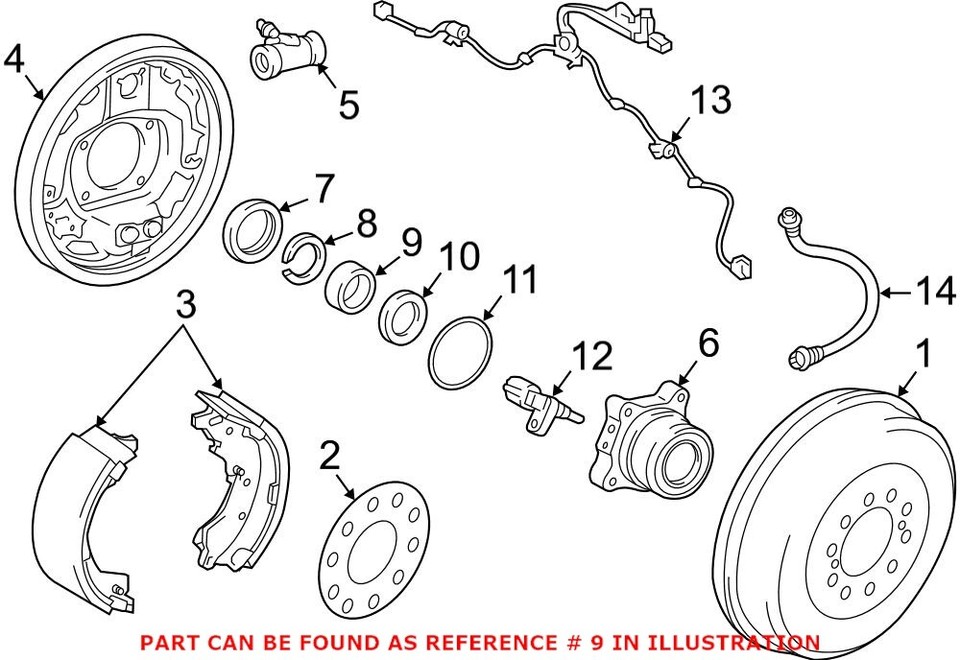 Genuine Toyota Drive Axle Shaft Retaining Ring | 4242360050 | Rear ...