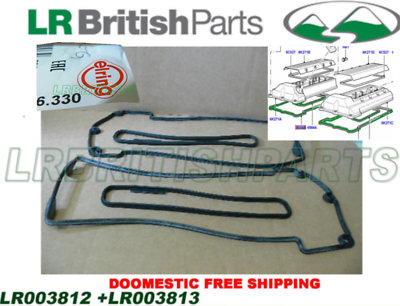 LAND ROVER VALVE COVER GASKET SET RANGE ROVER 03-05 4.4 LR003812 ...