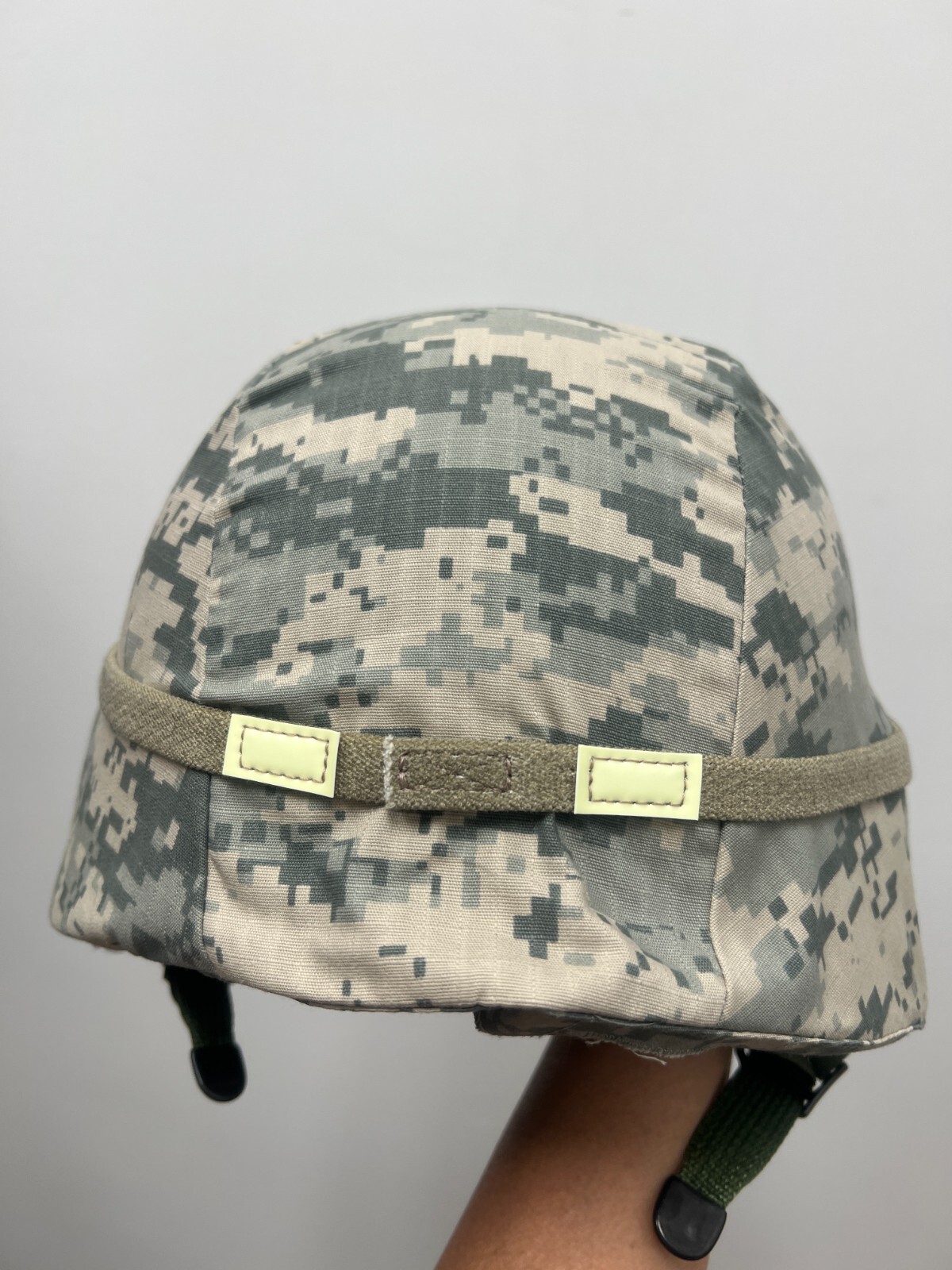 GENUINE USGI USMC PASGT COMBAT HELMET WITH ACU DIGITAL HELMET COVER ...