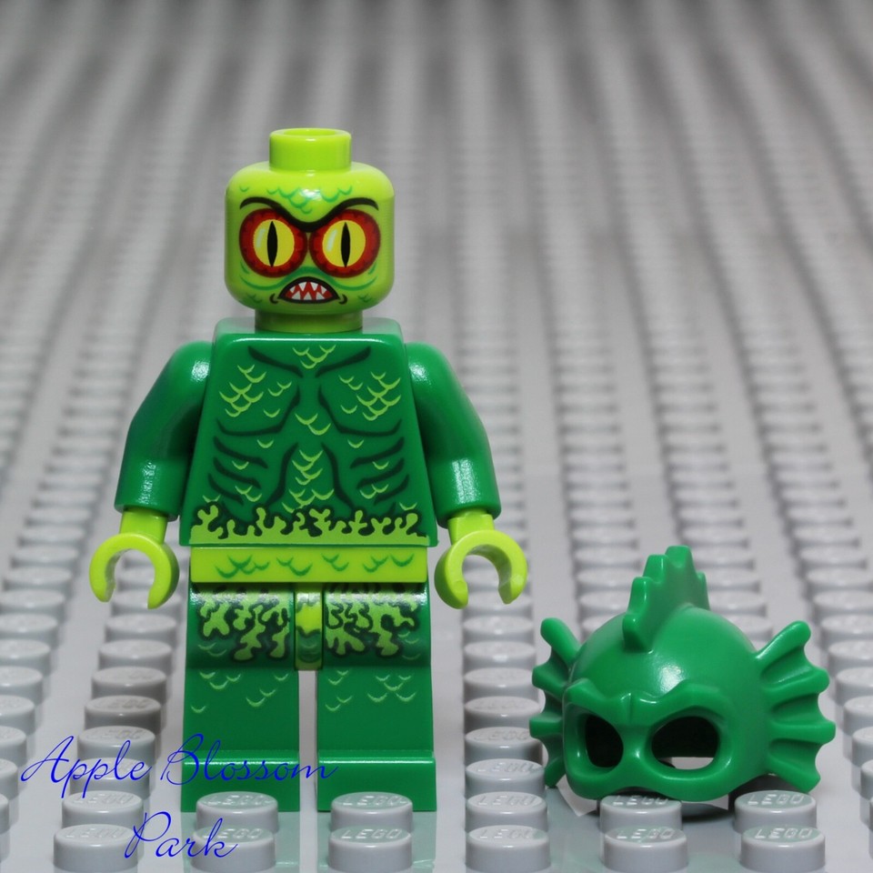 NEW Lego Green SWAMP CREATURE MINIFIG - Zombie Monster Fighters ...