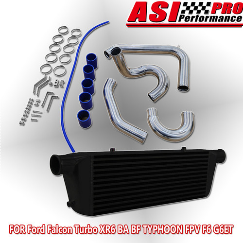 Turbo Intercooler Pipe Piping Kit Fit Ford Falcon BF BA XR6 Typhoon FPV ...